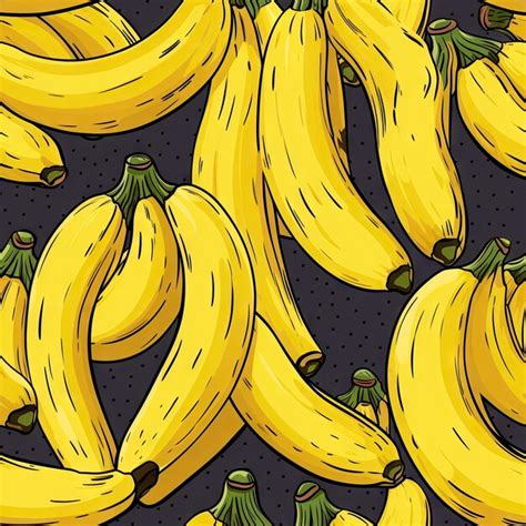 Premium Photo Seamless Pattern Of Banana
