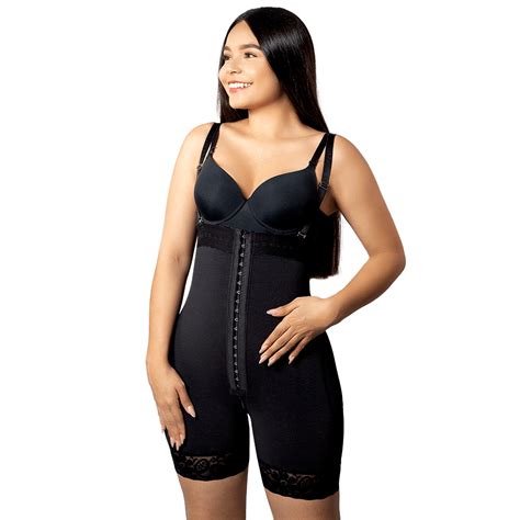 Strapless High Waist Band And 4 Level Snap Hour Glass Girdle Body