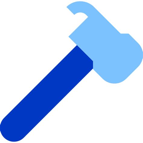 Hammer Super Basic Duotone Flat Icon Hammer Super Basic Duotone Flat Icon