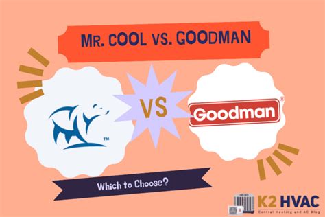 Mr Cool Vs Goodman Which To Choose K2hvac