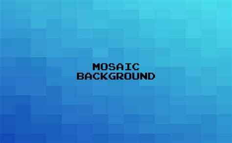 추상 파란색 기하학적 배경 창조적 인 디자인 템플릿 픽셀 아트 그리드 모자이크 8 비트 벡터 배경 0명에 대한 스톡 벡터 아트