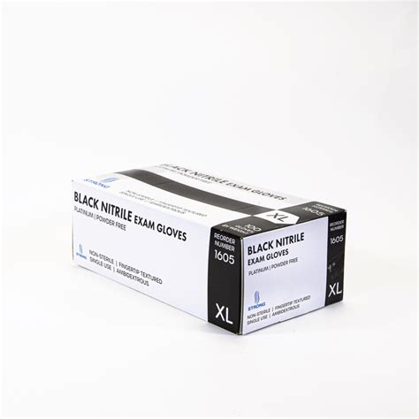 Black Nitrile Gloves — Falconpro Industries