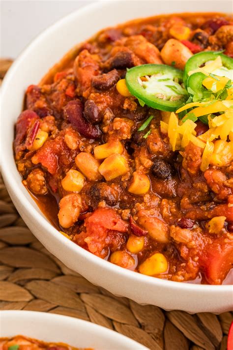 The Best Turkey Chili Slow Cooker And Stovetop Recipe By Blackberry