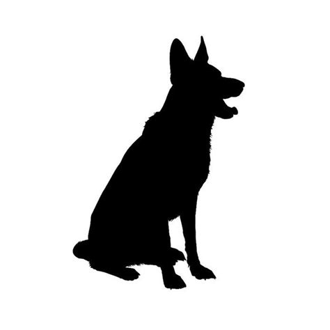 German Shepherd Silhouette