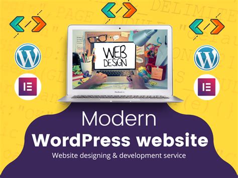 create a modern wordpress website using elementor pro upwork