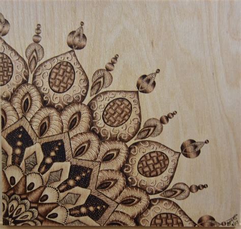 Mandala Ii Pyrography Tutorial Wood Burning