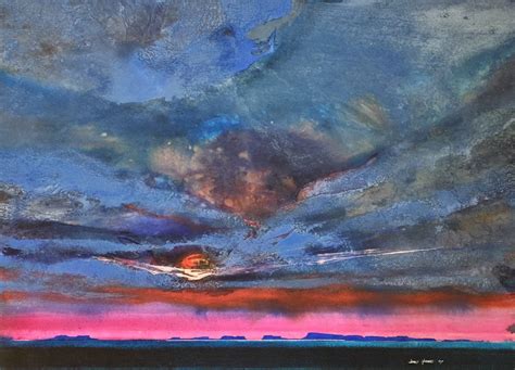 Sunset Over Eigg And Rhum James Spence