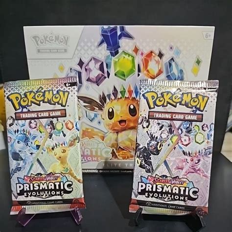 Prismatic Evolution Booster Pack Ex Etb English Original Pokemon Tcg