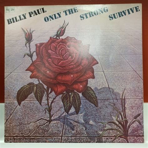 Billy Paul ‎ Only The Strong Survive Vg Vg Rocky Road Records