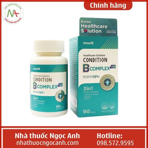 Thuốc Condition B Complex Có Tác Dụng Gì Mua ở đâu Giá Bao Nhiêu