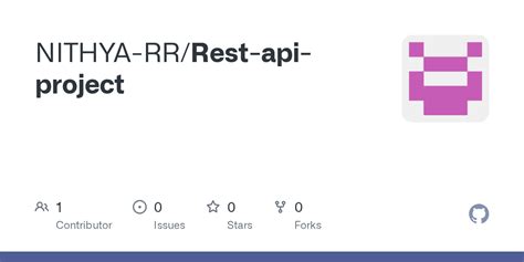 Github Nithya Rrrest Api Project
