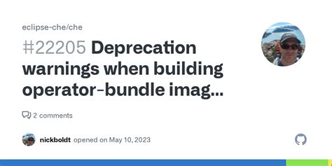 Deprecation Warnings When Building Operator Bundle Images Downstream Can We Switch To Non