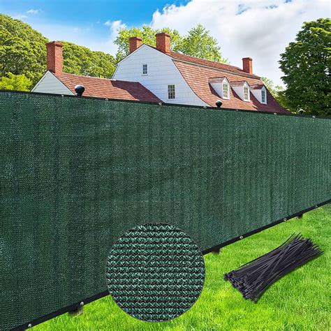 Upgrade Privacy Screen Fence 6 X 50 Commercial Shade Cover With Brass