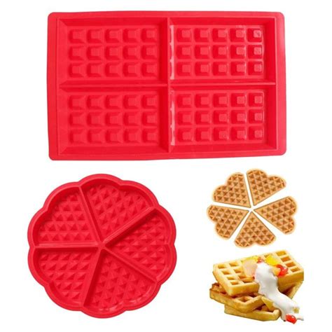 새로운 크리에이티브 비 스틱 식품 등급 실리콘 와플 금형 주방 Bakeware 케이크 금형 로스터 케이크 장식 도구 1 개