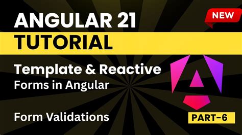 Angular 21 Tutorial For Beginners Template And Reactive Form