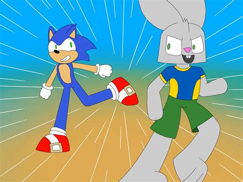 Tyler And Sonic The Two Speedsters By Midnightracoon On Deviantart