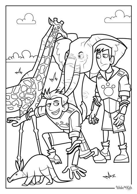 Wild Kratts Coloring Pages Spider Power [2025]