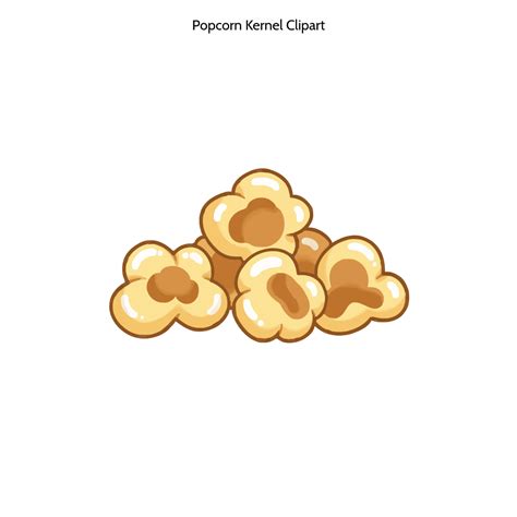 Clip Art Popcorn Kernel