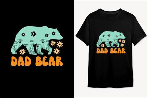 Dad Bear Retro Svg Graphic By Rainbow Twist Creative Fabrica