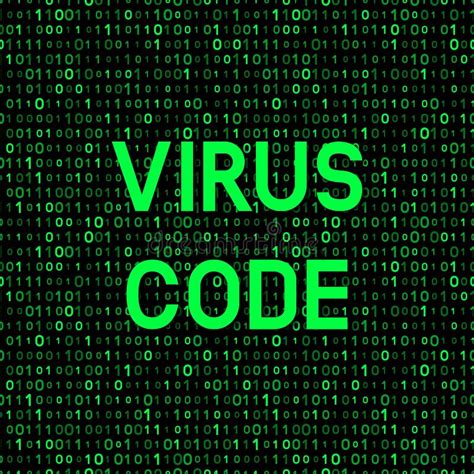 Hacker On Binary Code Background Stock Vector Illustration Of