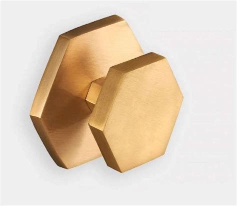 Polished Brass Hexagon Cabinet Knobs Shape Hexgonal At Best Price In