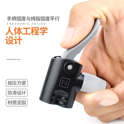 欧耐打气筒原装气嘴配件嘴头自行车摩托车美嘴英嘴法嘴多功能接头 虎窝淘