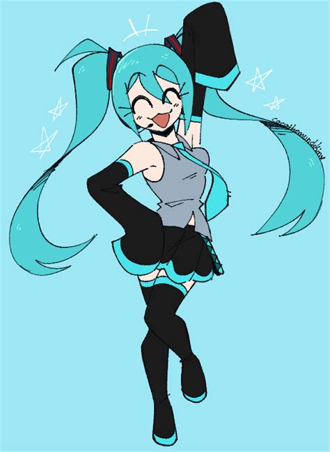 Miku By Cocothemunchkin On Newgrounds