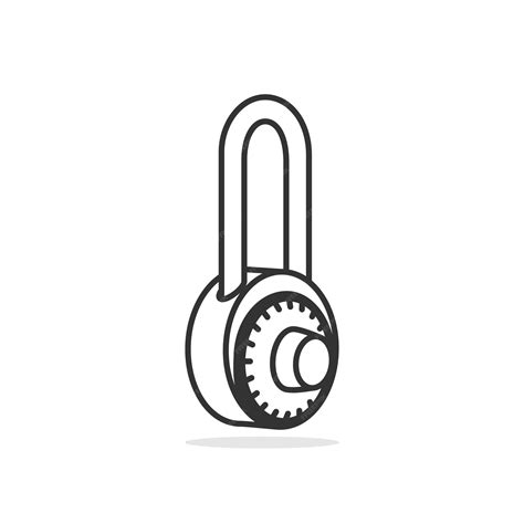 Premium Vector Padlock Vector Padlock For Secure Password Vector Illustration Cyber Security