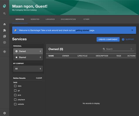 Running The Backstage Service Catalog With Docker Compose Roadie