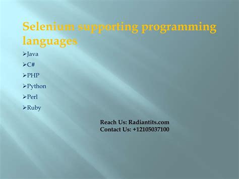 ppt selenium online training powerpoint presentation free download id 7560338