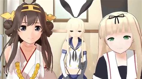 【mmd】kancolle Everybody Kongou X Shimakaze X Yuudachi Youtube