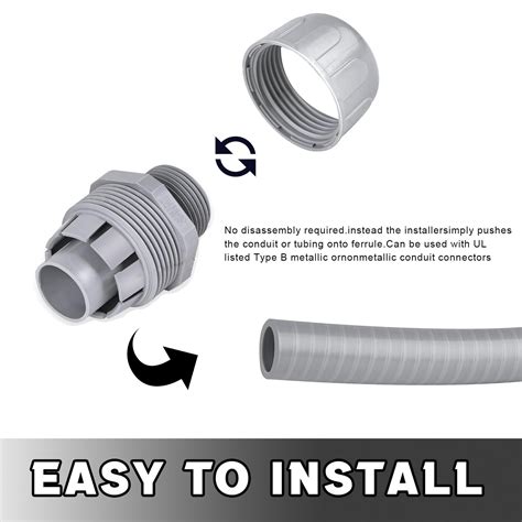 34 Inch Liquid Tight Connector Pvc Flexible Conduit