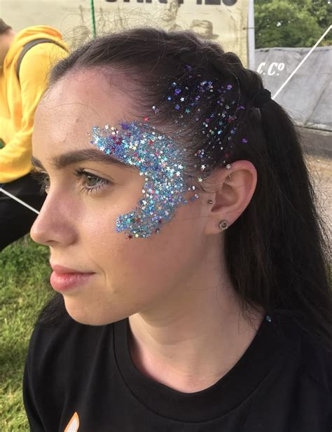 Pin On Glitter Bar Festival Makeup Glitter Glitter Makeup Glitter