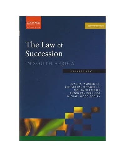 The Law Of Succession In South Africa 2nd Edition Wills Probate