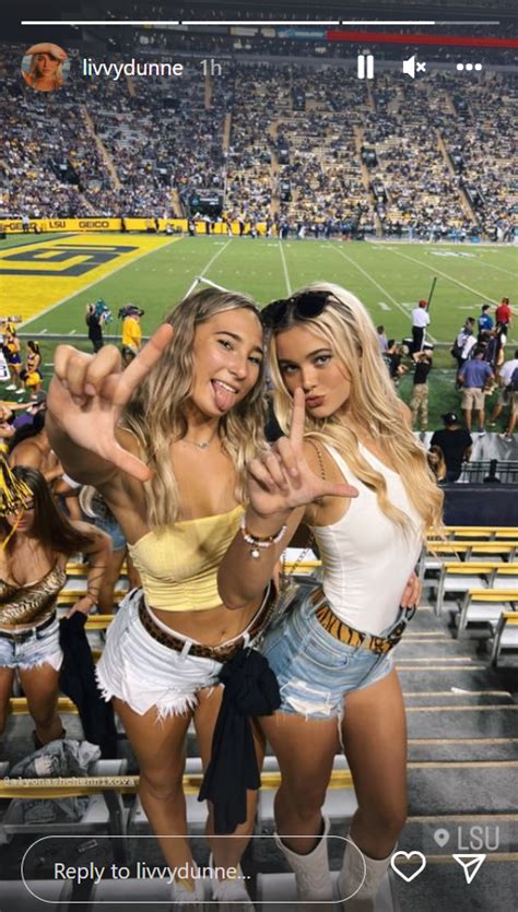 Lsu Gymnast Olivia Dunne Shares Scorching Hot Photo From Lsu Game Pics