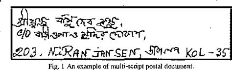 Figure 1 From Neural Network Based Word Wise Handwritten Script Identification System For Indian