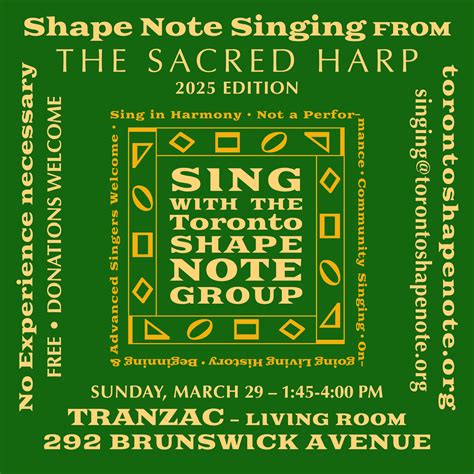 Shape Note Singing From The Sacred Harp Tranzac