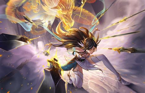 Irelia Lol League Of Legends Liang Rong Иллюстрации Фэнтези