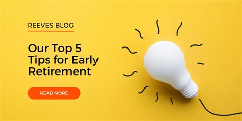 Our Top Five Tips For Early Retirement Phoebe Mcgregor