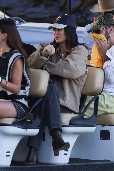 Kendall Jenner Packs The Work Jacket Trend For Stagecoach Marie Claire