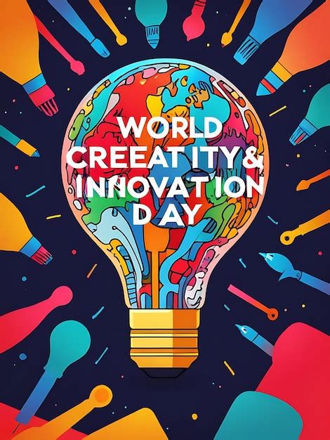 World Creativity Innovation Day Premium Ai Generated Image