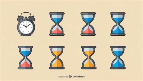 Collection Of Time Measuring Devices Illustrating The Concept Of Time Premium AI Generated Image