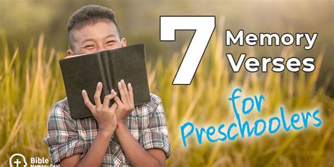 7 Bible Verses For Preschoolers To Memorize Quick And Easy