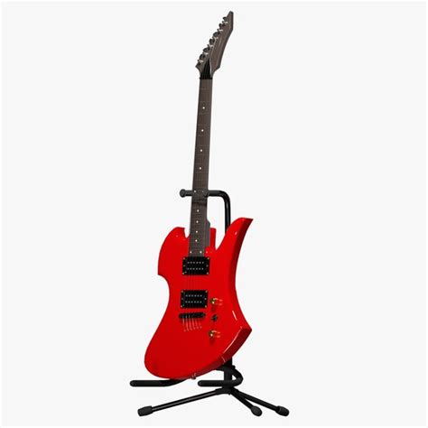 Modelo 3d Guitarra Eléctrica Bc Rich Mockingbird Turbosquid 2105336
