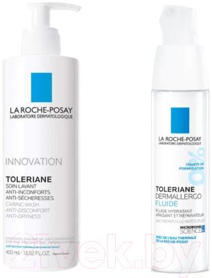 La Roche-Posay Toleriane Флюид для лица 40мл+Гель для умывания 400мл ...