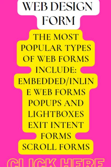 The Most Popular Types Of Web Forms Include Embedding Form And Lightboxes