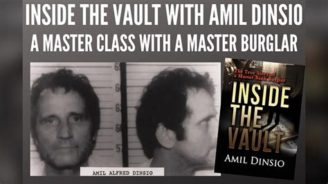 Bank Burglar Amil Dinsio Will Speak At Robins Theatre