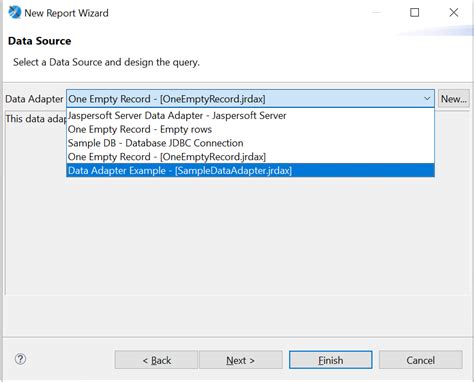 Using Data Adapters In Reports And Datasets 820 Jaspersoft Community