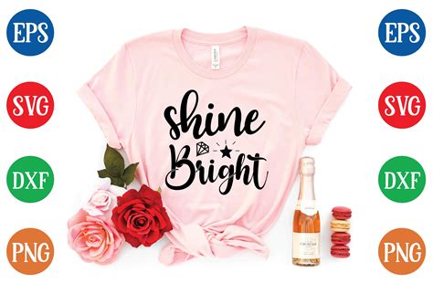 Shine Bright Svg Graphic By Designeasy · Creative Fabrica