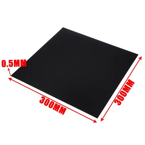 Feuille Plastique Abs Bricolage Panneau Plat Noir Flexible